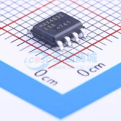 RS-485/RS-422芯片 MAX483EESA+T SOIC-8 原装正品