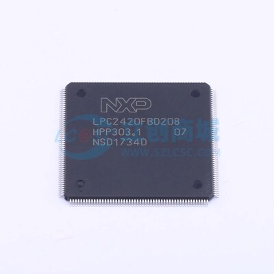 单片机 LPC2420FBD208,551 LQFP-208(28x28) 72MHz ARM 芯片