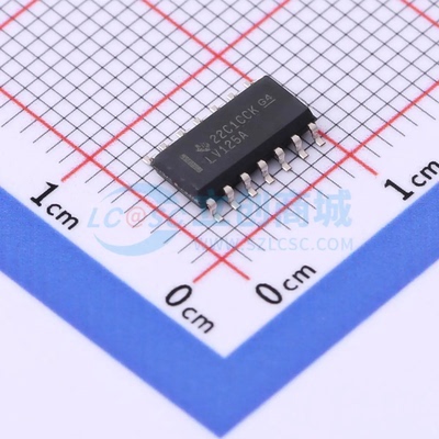 缓冲器/驱动器/收发器 SN74LV125ADR SOIC-14 原装正品 电子元器