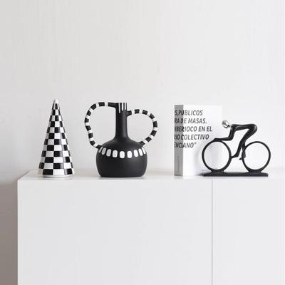 现代样抽象条H9972家纹术个性板间居装饰品酒柜摆设客艺厅摆件