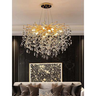 轻奢BYFU2542厅水晶吊灯现代法式豪华枝型吊灯客灯厅餐厅吊灯卧华