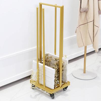 示服装店撑放衣架收纳架落可移动收纳整理衣架女童地装衣DK-21024