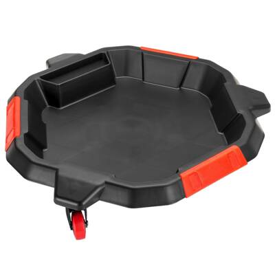 漏油盘箱换油工具合收纳301万向轮移二汽一接油盘车维动修保养工