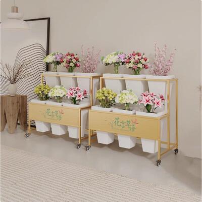 摆摊带子牌可移动花架多架层醒花鲜花展示架铁艺层多鲜花婚庆CJP