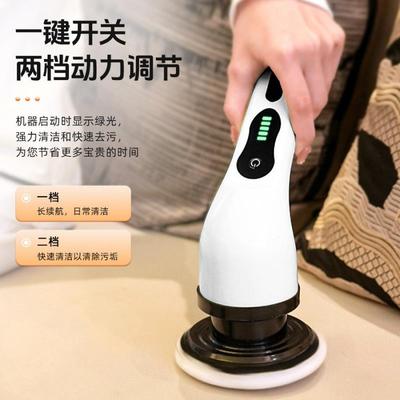 跨境家厨房浴玻璃手持全电动清洁刷长杆大68001功用室率手持机清