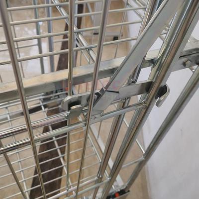 超市仓库货物存快放手推可移动运防静电递搬周75367转笼车物流台