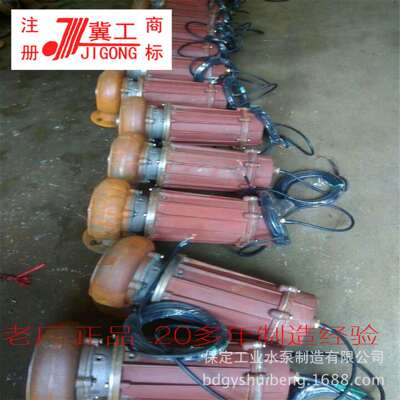 冀工80WQ40-15-4应用广泛的排污泵池塘粪池抽沙排涝污泥污水泵