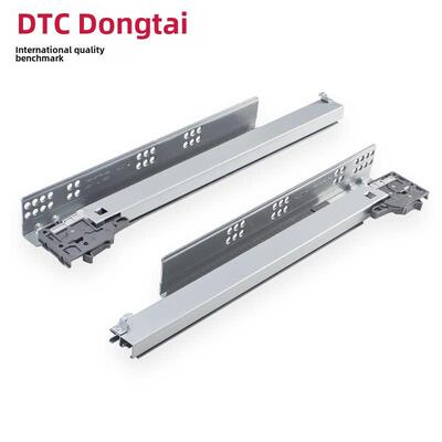 Dtc东泰三段底轨Ss80全拉出滑轨隐藏阻尼缓冲抽屉轨18片