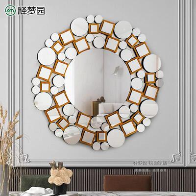 欧式新古典装饰镜玄关镜浴室镜时尚镜子化妆镜2222