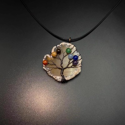 Vintage古着 Bohemian Divine Tree项链