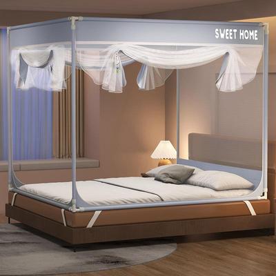 2025包新款坐床蚊帐童家用卧儿室摔蒙古三开门1米8床1.防24035m防