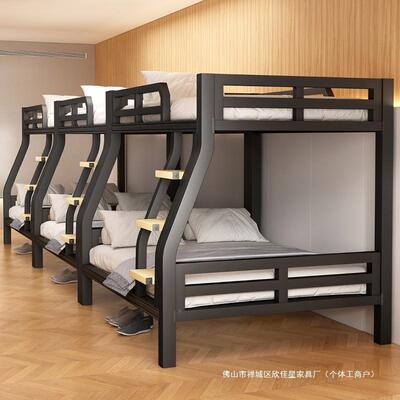 双层铁艺子母竞床铁架低床人上高下床电酒店70345家用子母床高架