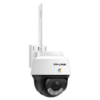 TP-LINK摄像头TL-IPC642-WB4室外黑光全彩400W无线球机监控远对讲