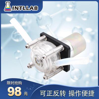 INTLLAB12/24伏 蠕动泵 大流量蠕动泵 微型泵 自吸泵 水泵