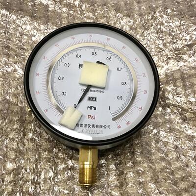 0.4级 双刻度精密压力表 雷派 yb-150a 1mpa145psi 150mm