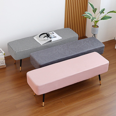 速发换鞋凳家用门口轻奢床尾凳试衣间软包坐垫鞋条凳子进关玄门穿