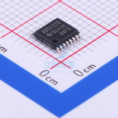 模数转换芯片ADC ADS1220IPWR TSSOP-16 TI(德州仪器)