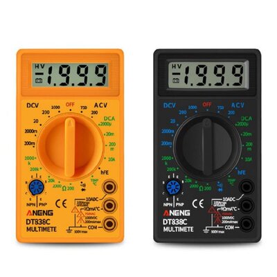 极速DT838 Digital Multimeter Tester AC/DC Voltage Current Re