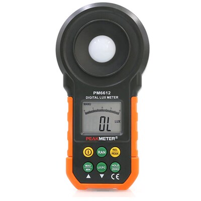 .御舵华谊数字照度计测光仪高精度MS6612可携式一体光照测试仪器