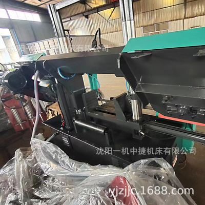 沈阳一机双立柱带锯床GT4250三向液压加紧锯带断裂可自停4250锯床