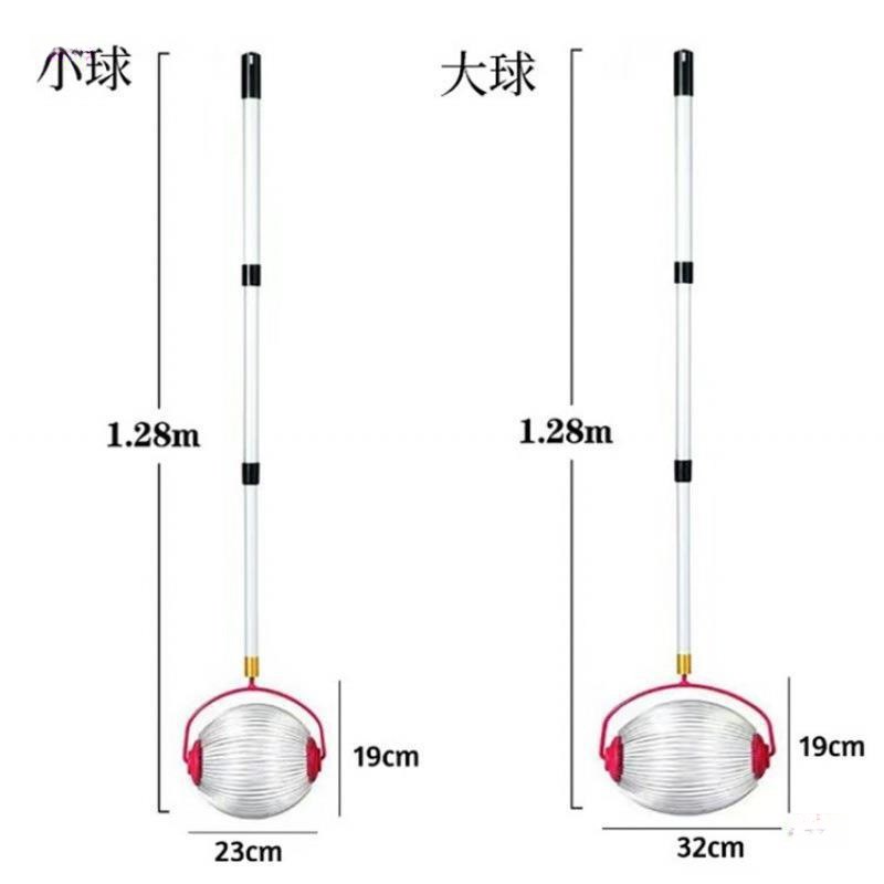 速发滚动式网球捡球器快缩捡果器可调节可伸速乒乓球拾球捡便捷筐