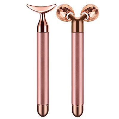 极速2-IN-1 Face Massager Roller Electric Face Roller  3D Rol