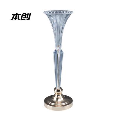 婚布置路引婚庆道具花架欧式花器MMN装圣诞结婚饰家仿居真礼花瓶