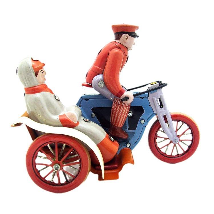 MS458人力三轮车复古玩具创意道具个性创意礼品铁皮工艺品