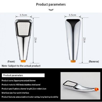 Electroplating Bathroom Spa Filter Shower High Pressure