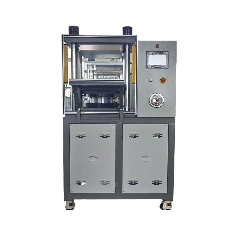 小型平板压片机全自动橡胶塑料颗粒热压成型机实验室用双层硫化机