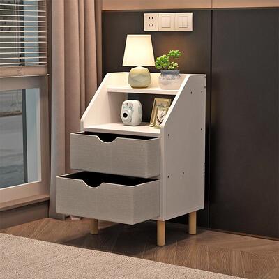 床头柜经济型物柜卧室家用43465多简储约小柜子出租屋用小型户收