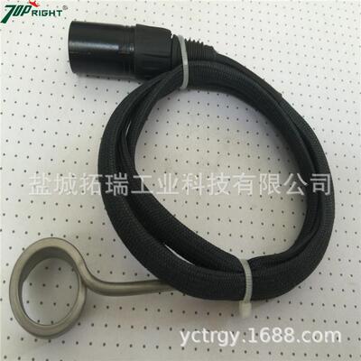 拓瑞供应内径15.8mm钛烟钉发热圈黑色玻纤护套石英烟钉加热圈
