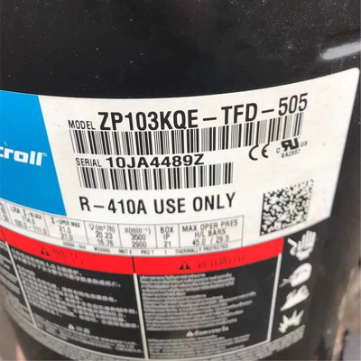 谷轮制冷压缩机ZP103KCE-TFD-522 550 425 ZP103KQE-TFD-505 477