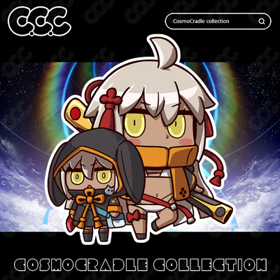 命运冠位指定 FGO Q版 冲田总司 UV转印防水贴纸