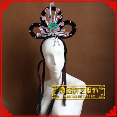 戏剧戏曲京剧舞蹈秧歌影视服装用品/戏剧小姐花旦青衣丫环头饰/个