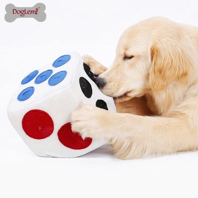 物宠物骰漏食具毛PD60048绒嗅子闻玩具藏食训练益智狗狗玩互动解