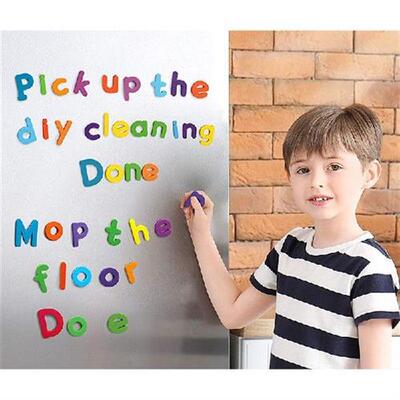 极速Hot 244 Pcs Magnetic Letters Numbers Set, Uppercase