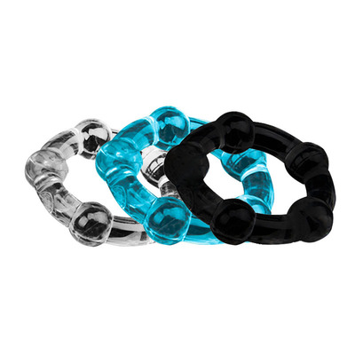 3 Pcs Silicone Penis Rings Adult Men Ejaculation Delay Cock