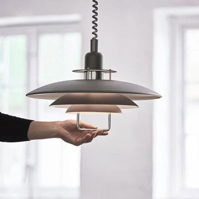 北欧丹麦Primus设计师客厅餐厅吧台多层圆形飞碟可位移升降PH吊灯