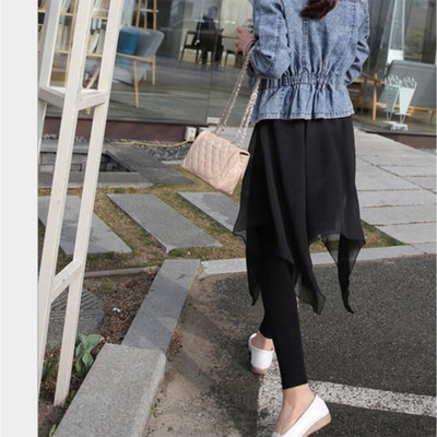 极速Chiffon Skirt With Pants  Womens Leggings For Ballet Da