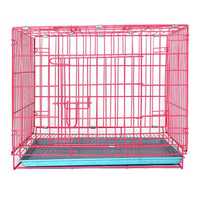 狗半狗笼5564子泰迪博美中小型犬室内折叠铁丝狗笼猫二尺三尺屋猫