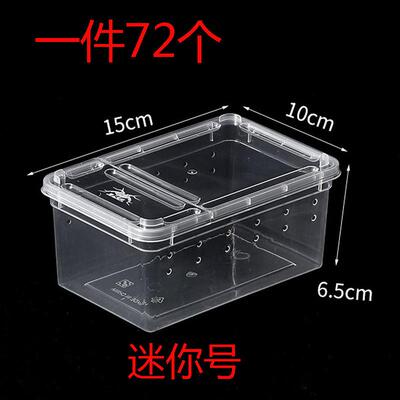 小方ODC盒地穴饲盒养盒宠物蛛树蝎子幼体高端透明爬虫蜘饲养盒