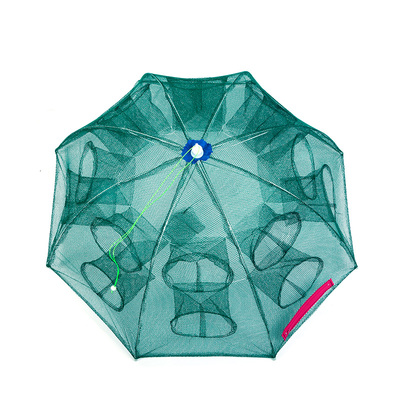 捕鱼神器捕鱼网神具渔网虾笼捕虾网抓鱼扑鱼鱼笼只进不出捞鱼折叠