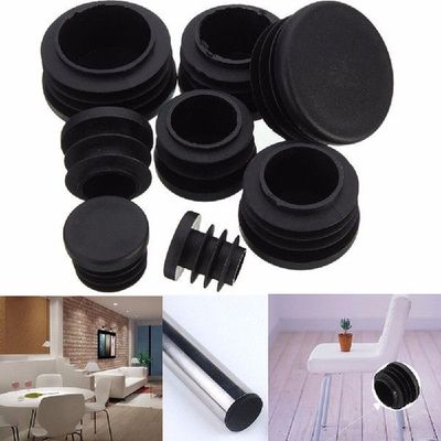 Wholesale 10Pcs Black Plastic Furniture Leg Plug Blanking