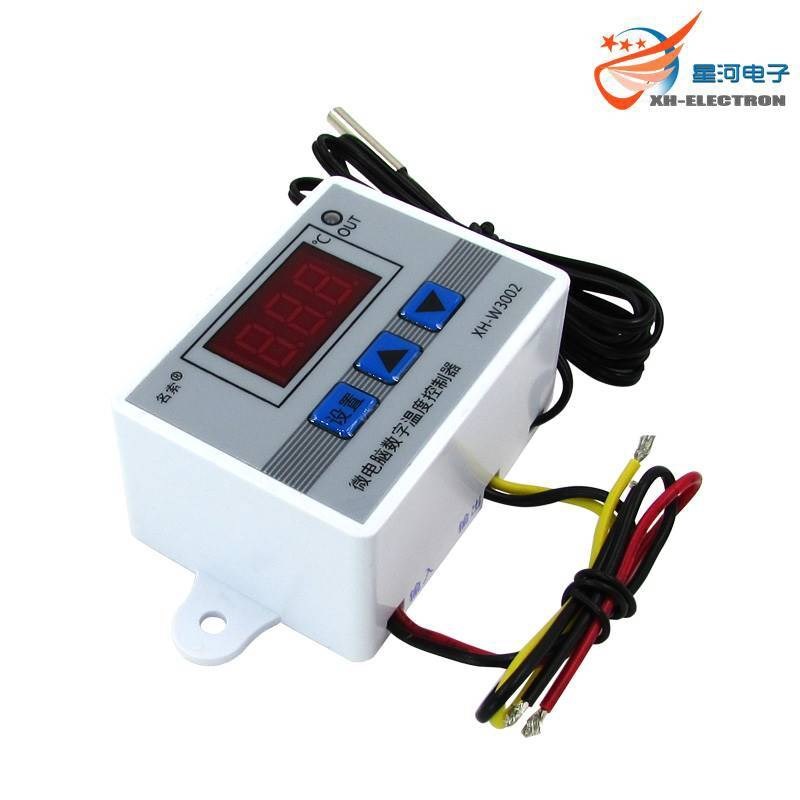 好货电子液晶温控器开关通用型冰柜自动温度显示冰箱延时恒温智能