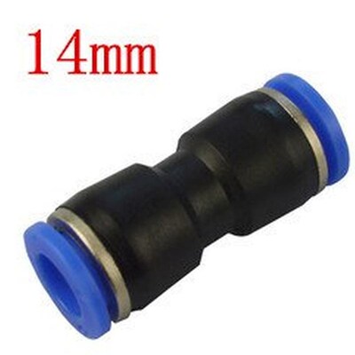 极速5 pcs PU14 Pneumatic Air fittings,straight union,14mm tu