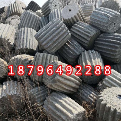 旧石器老石磨老柱墩q石墩楼柱石磨盘茶盘石槽石柱花架石磙