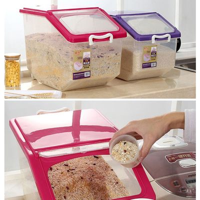 防潮50斤大容量箱子密封家用10kCg大米面粉收纳盒储米箱装米桶防