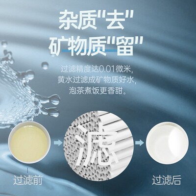 PVDF手洗超滤膜厂家拉扯不断丝 家用直饮可拆洗过滤芯