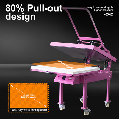 100*120手动大面积烫画机大型 Large Format Heat Press Machine